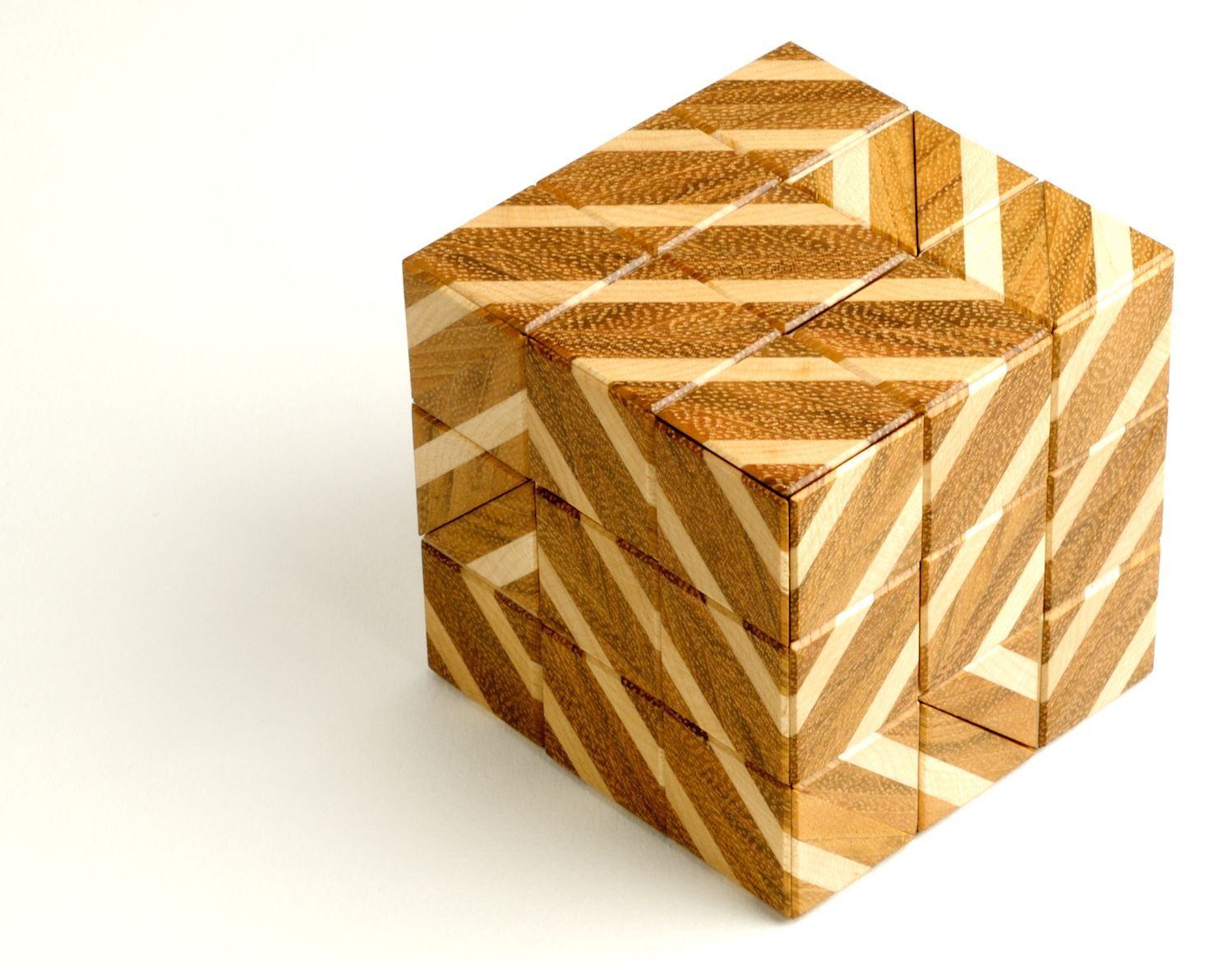 Barcode Burr puzzle - FineWoodworking