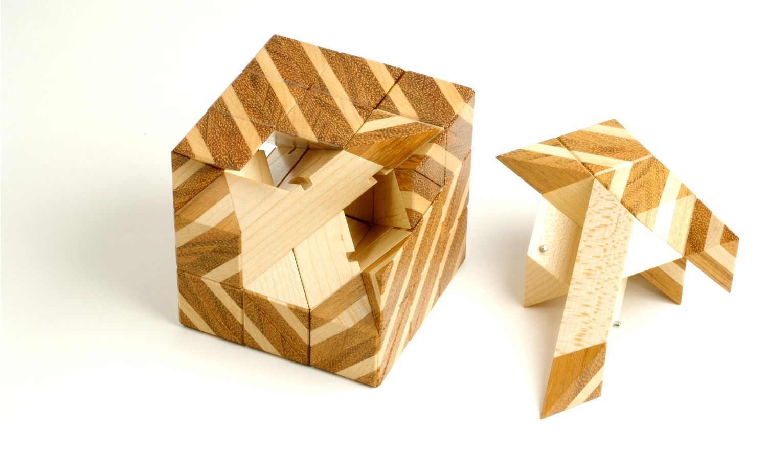 Barcode Burr puzzle - FineWoodworking