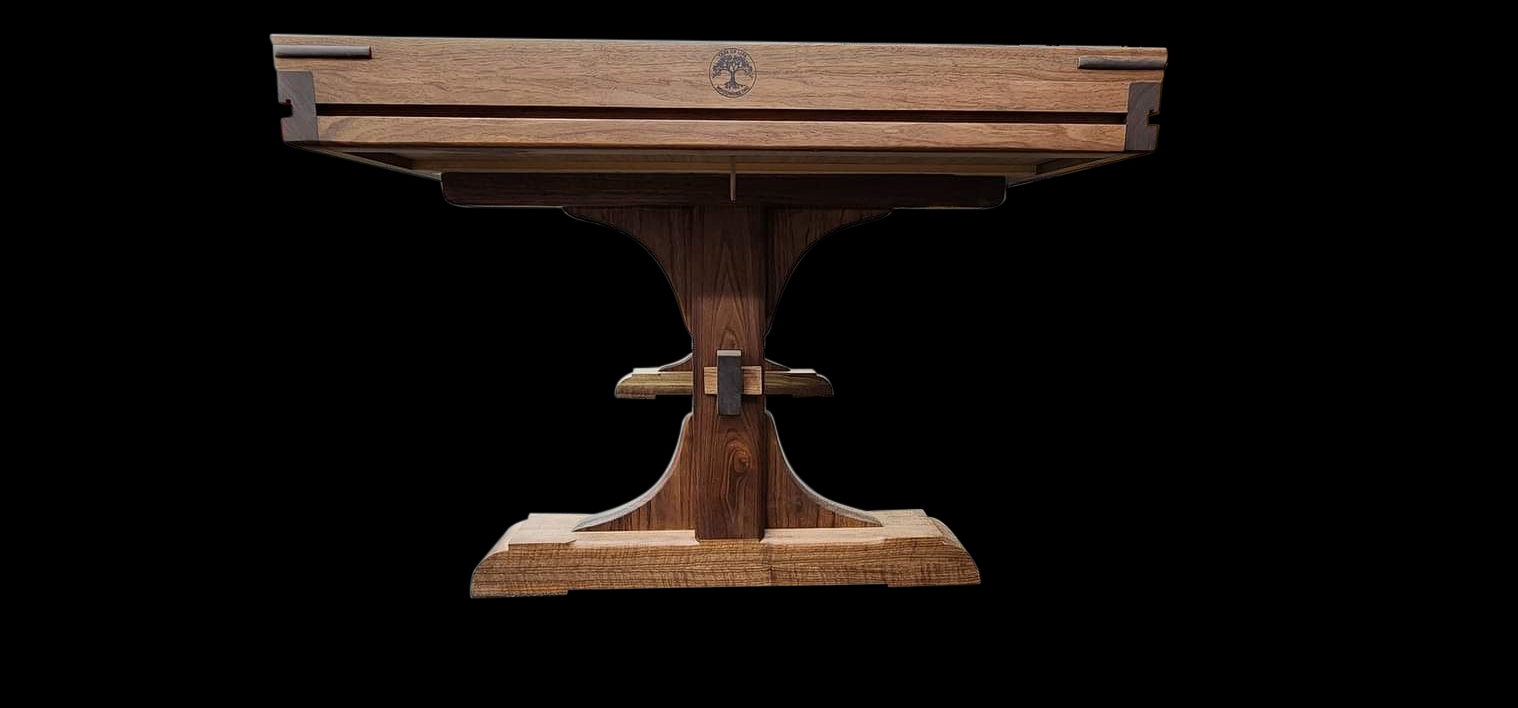 Walnut Trestle Gaming Table - FineWoodworking