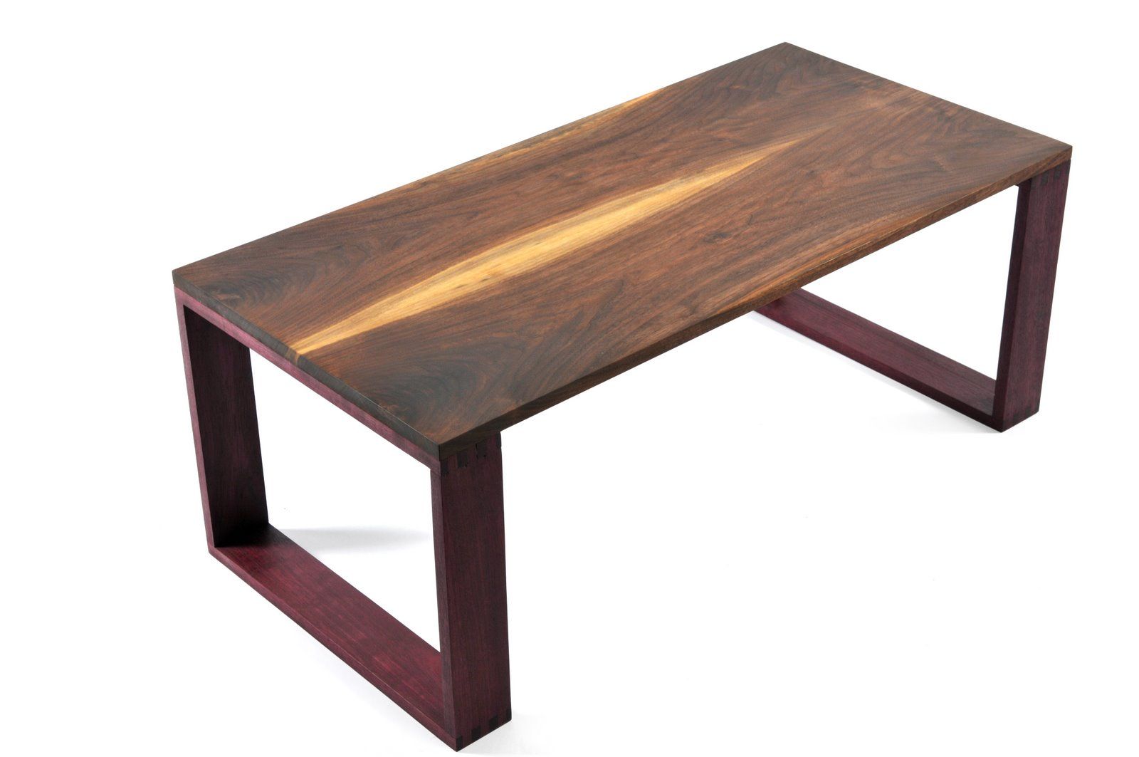 Walnut & Purple Heart Coffee Table - FineWoodworking
