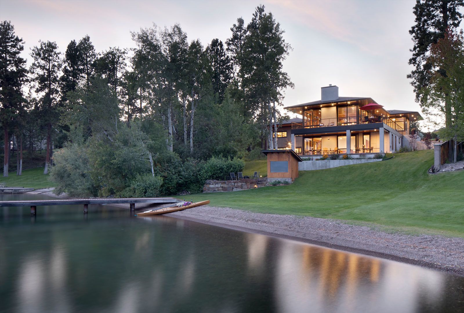 Flathead Lake Glass House - Fine Homebuilding