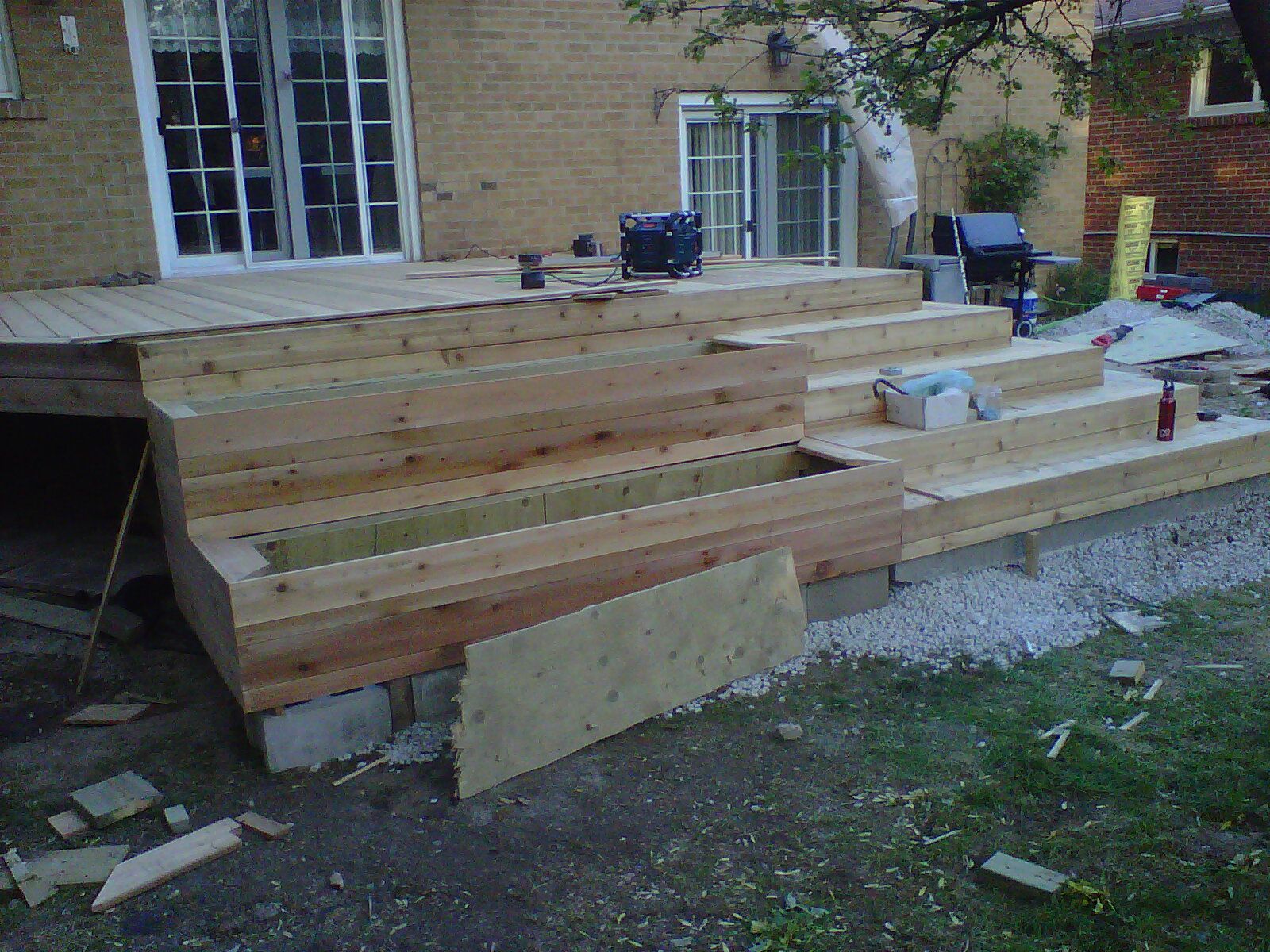 Hip stairs and a Cedar Deck? - Fine Homebuilding