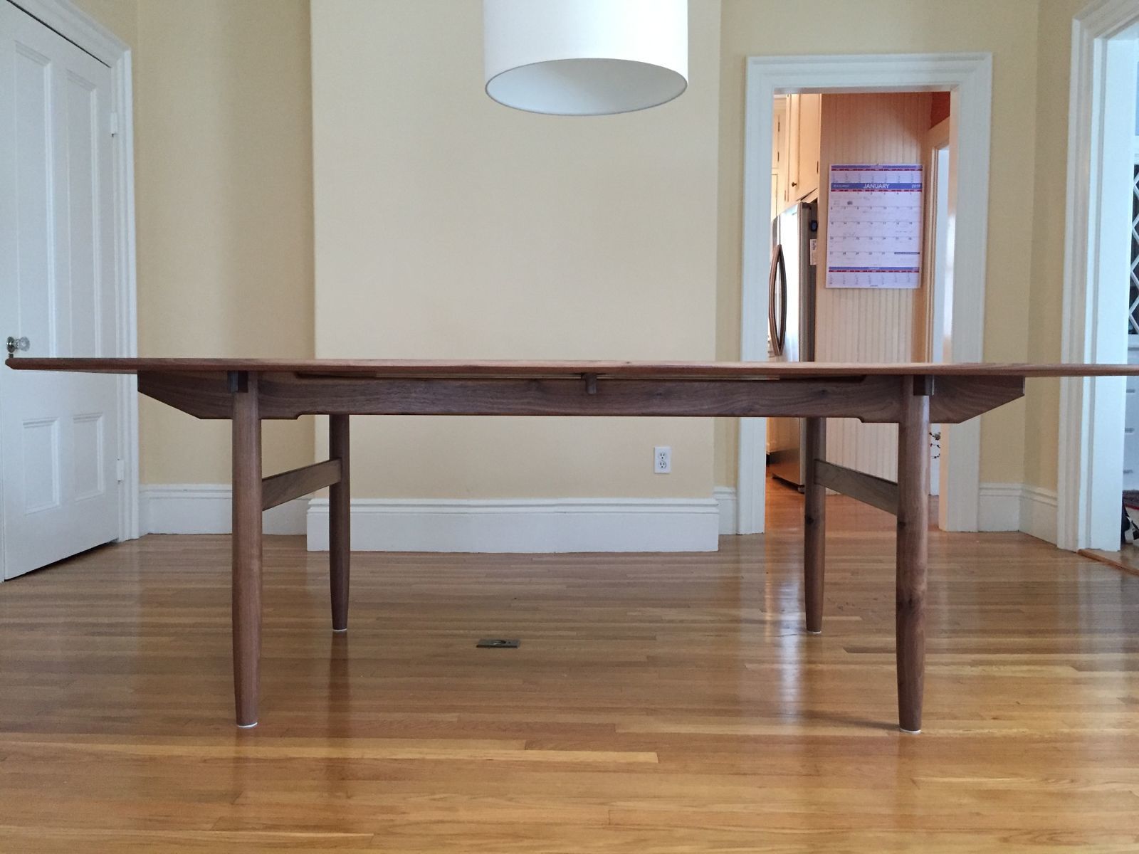 Hans Wegner Dining Table Faithful Reproduction - FineWoodworking