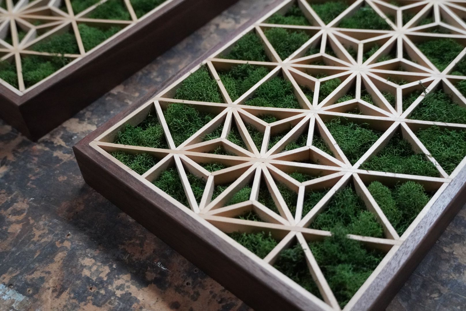 Kumiko Moss Panel - FineWoodworking