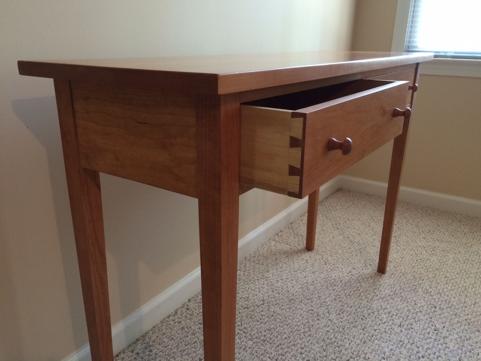 Cherry Hall Table - FineWoodworking