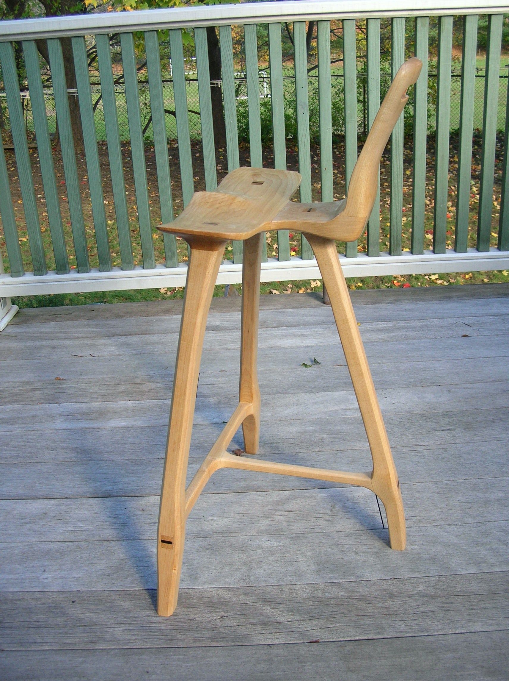 tage frid inspired 3 legged stool - FineWoodworking
