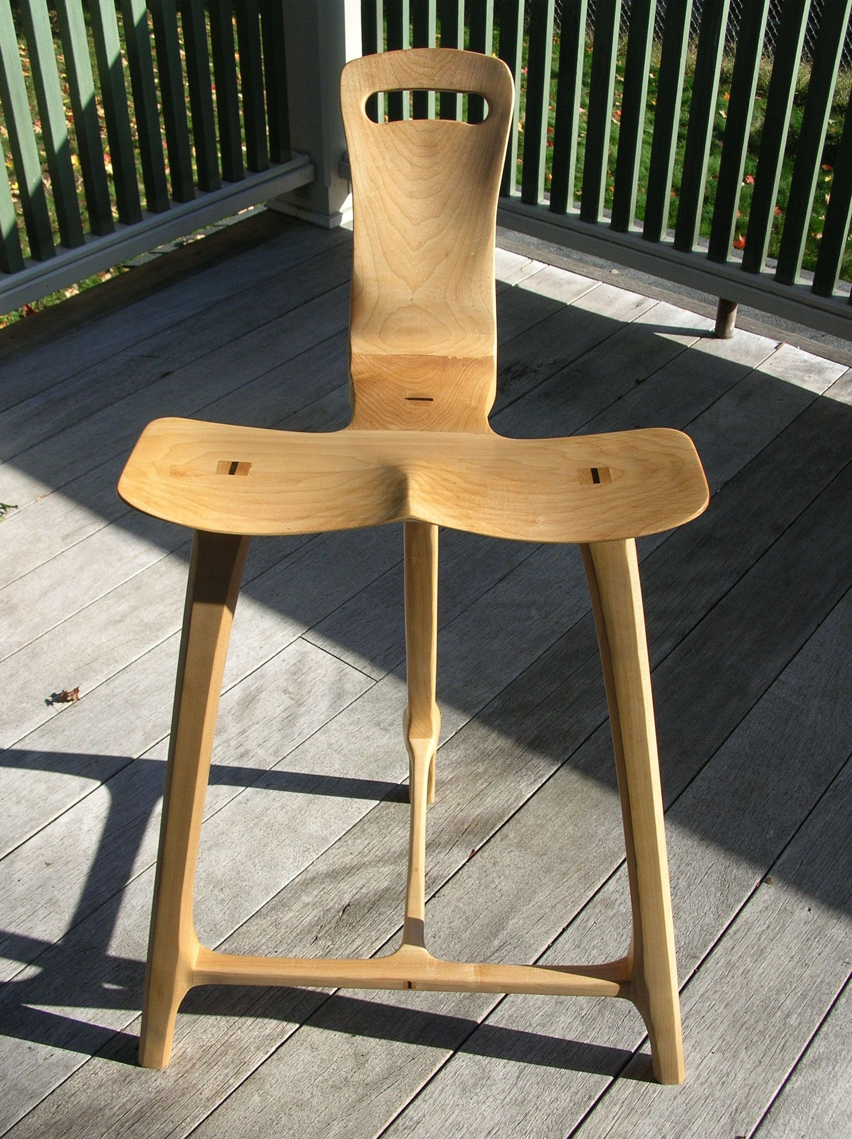 tage frid inspired 3 legged stool - FineWoodworking