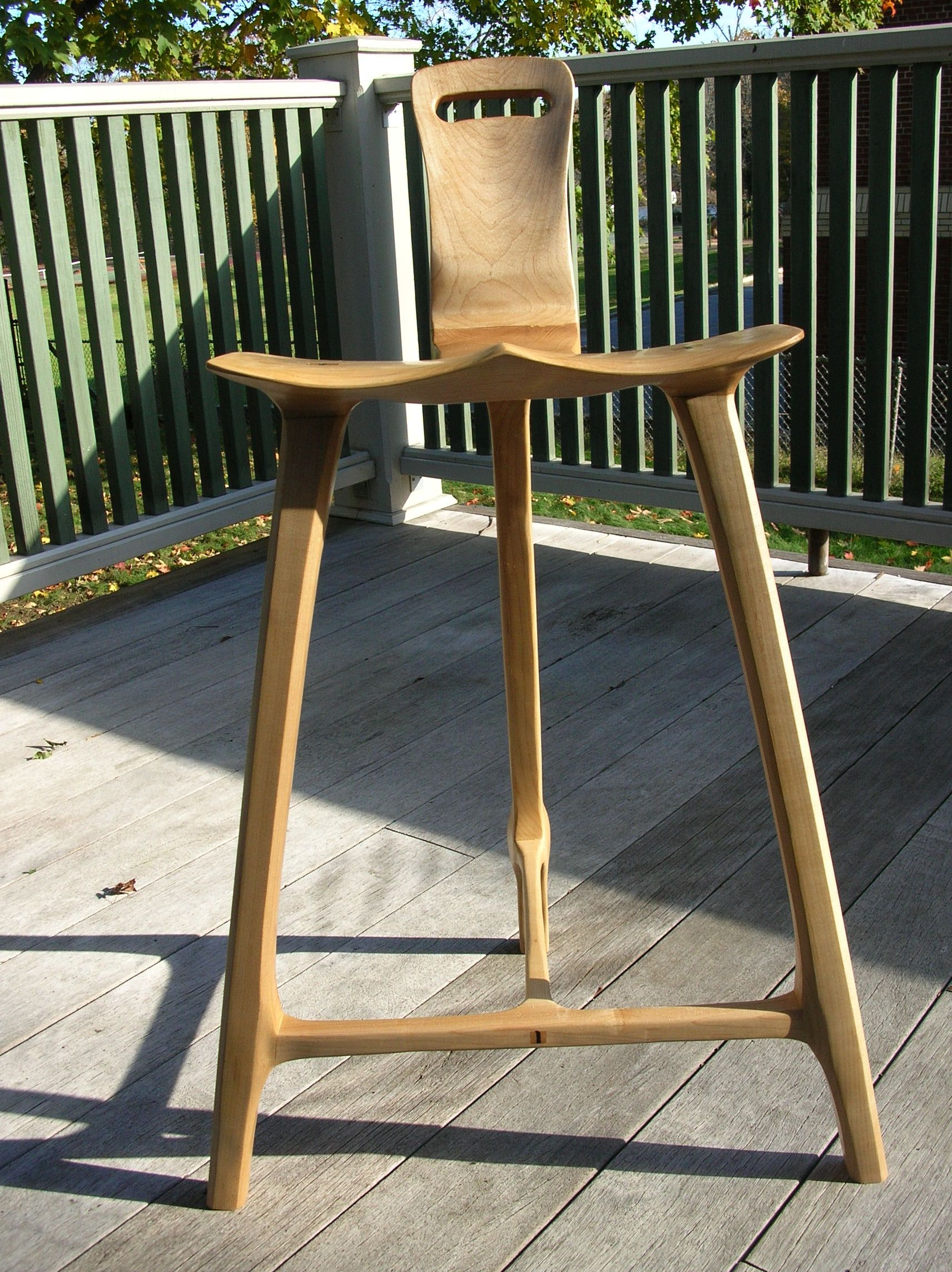 tage frid inspired 3 legged stool - FineWoodworking