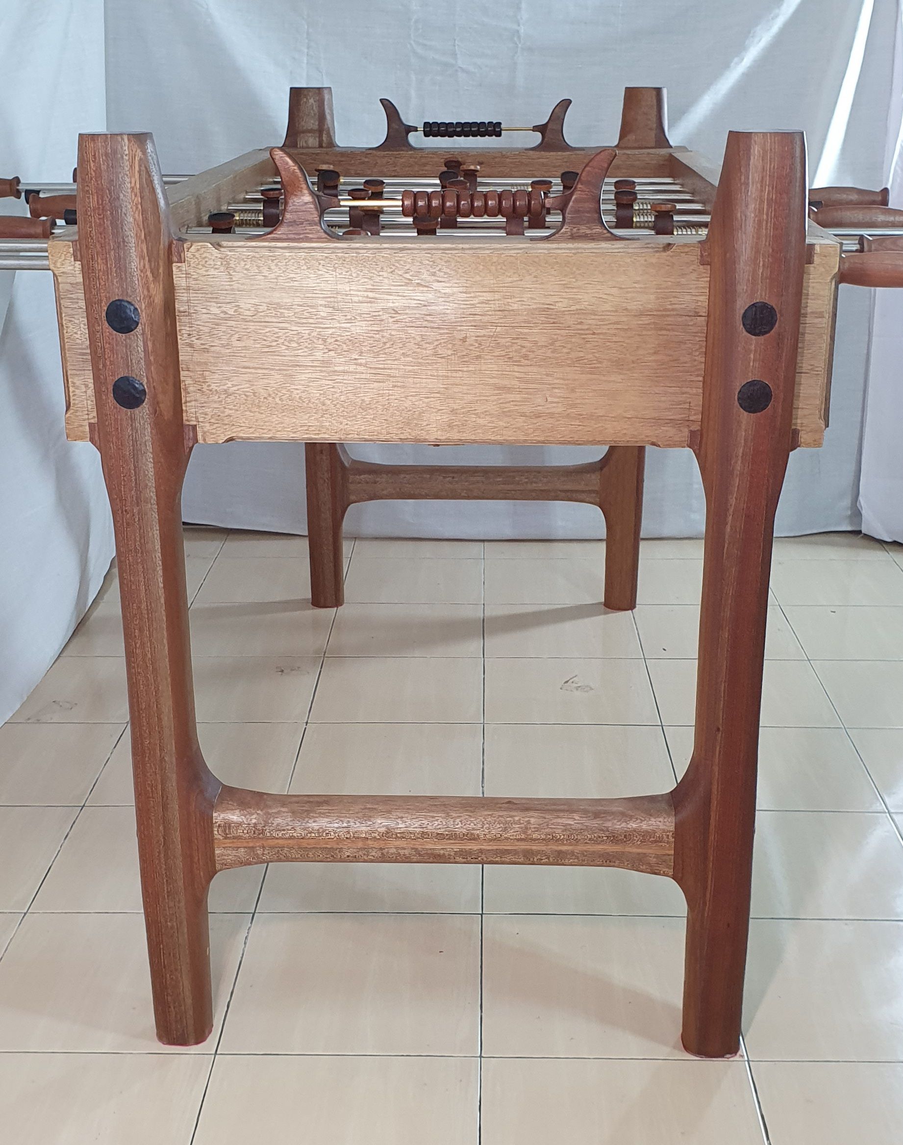 A Foosball Table designed and handcrafted by Sam M. Tai - FineWoodworking
