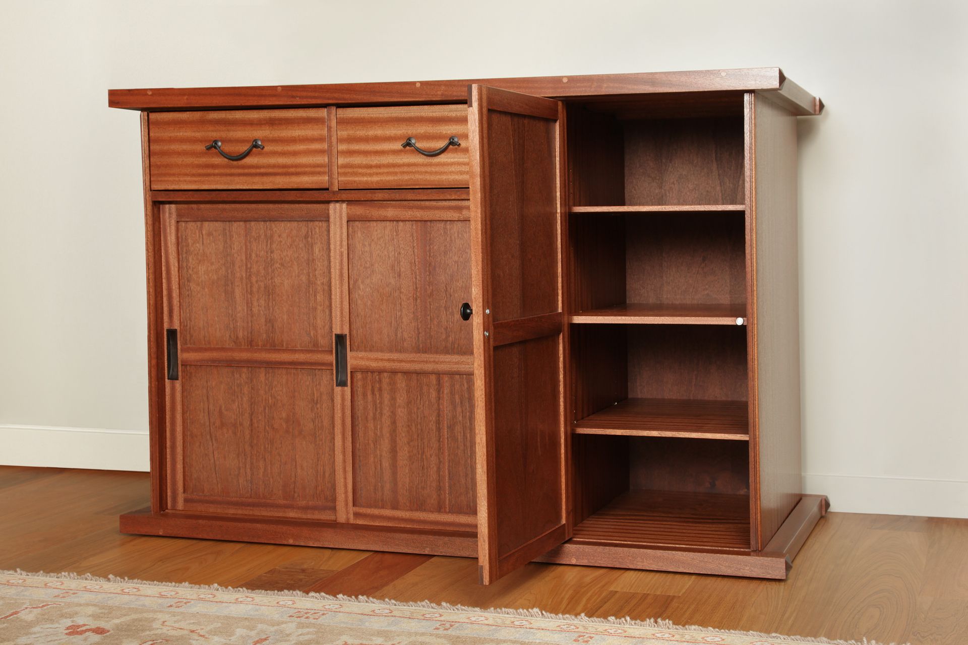 Contemporary Tansu-Style Buffet - FineWoodworking