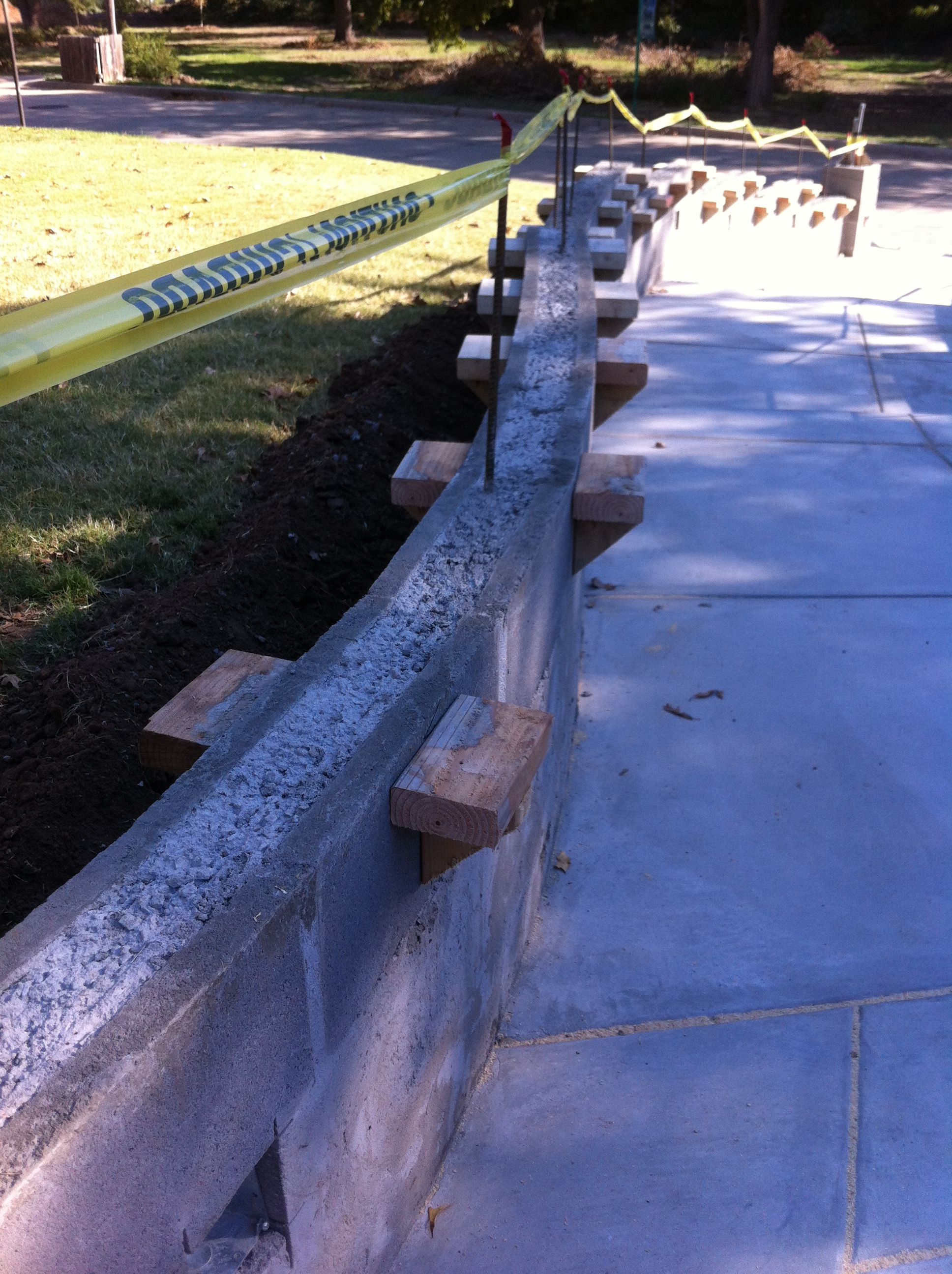 Site-Built Concrete Wall Caps for Masonry Walls - Fine Homebuilding