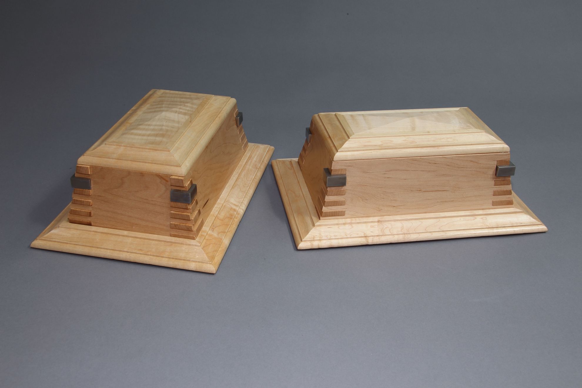 Maple box with stainless steel quoins - FineWoodworking