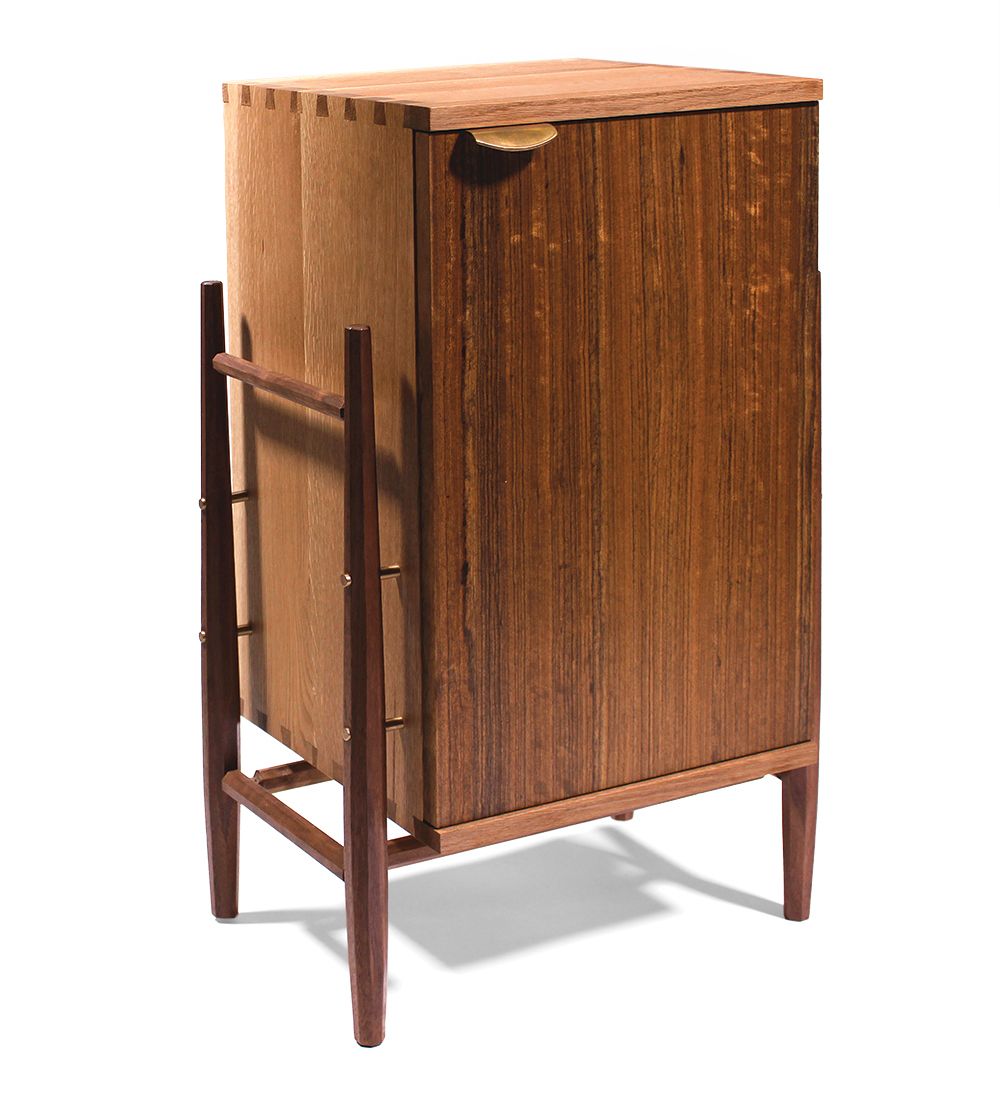 Mid-Century Bedside Cabinet - FineWoodworking