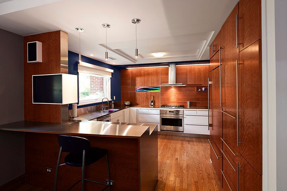 Contemporary, wheelchair-accessible kitchen - Fine Homebuilding
