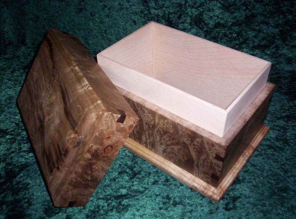 Oregon myrtlewood burl box - FineWoodworking