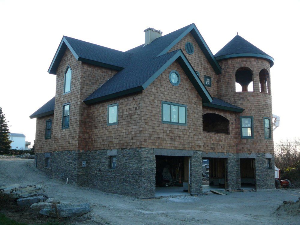 Shingle Style with Tower - Fine Homebuilding