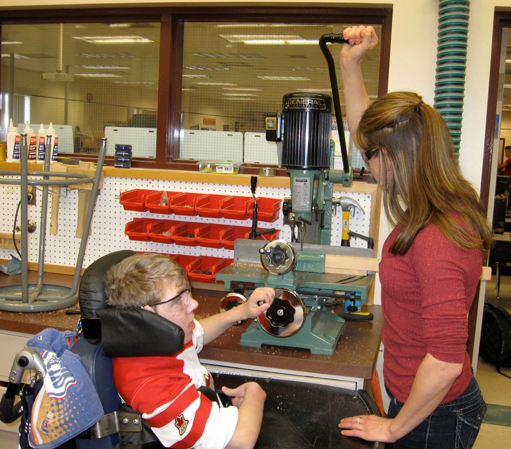 Adapted Shaker Desk for student - FineWoodworking