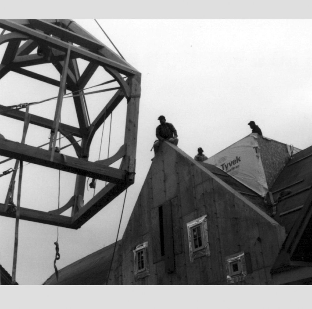 Heavy Timber Cross-Gables & Lantern-Tower - Fine Homebuilding