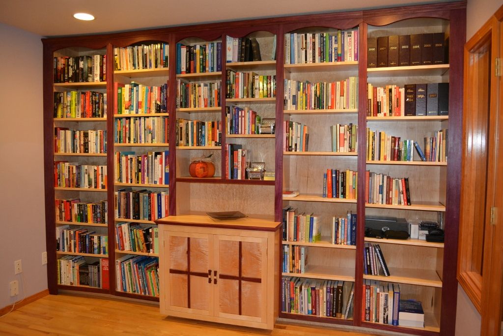Home Office Bookcase Wall - FineWoodworking