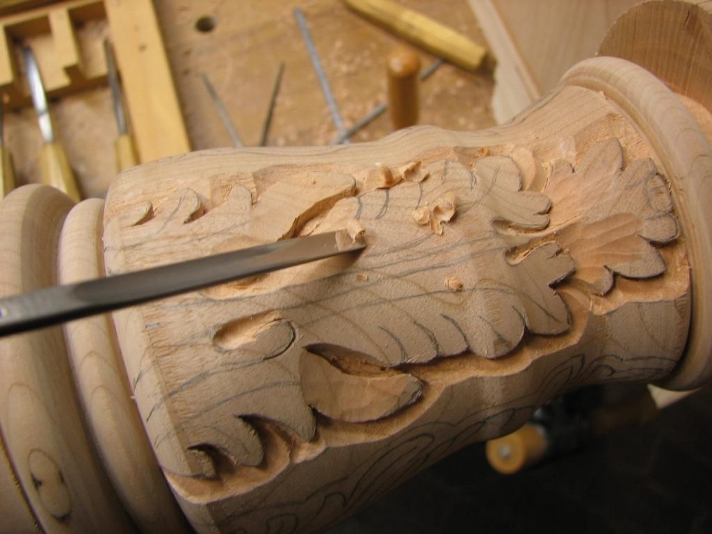 L-Shaped Supports for Carving on Turned Spindles - FineWoodworking