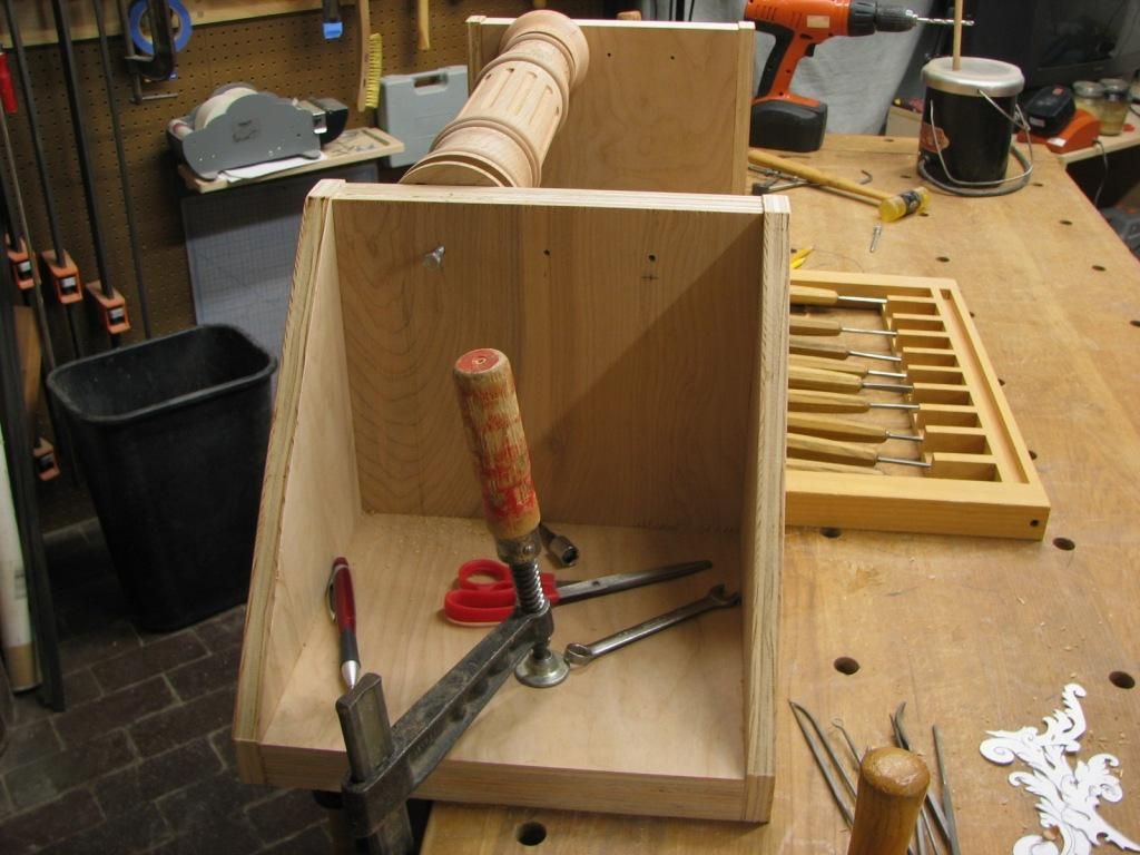 L-Shaped Supports for Carving on Turned Spindles - FineWoodworking