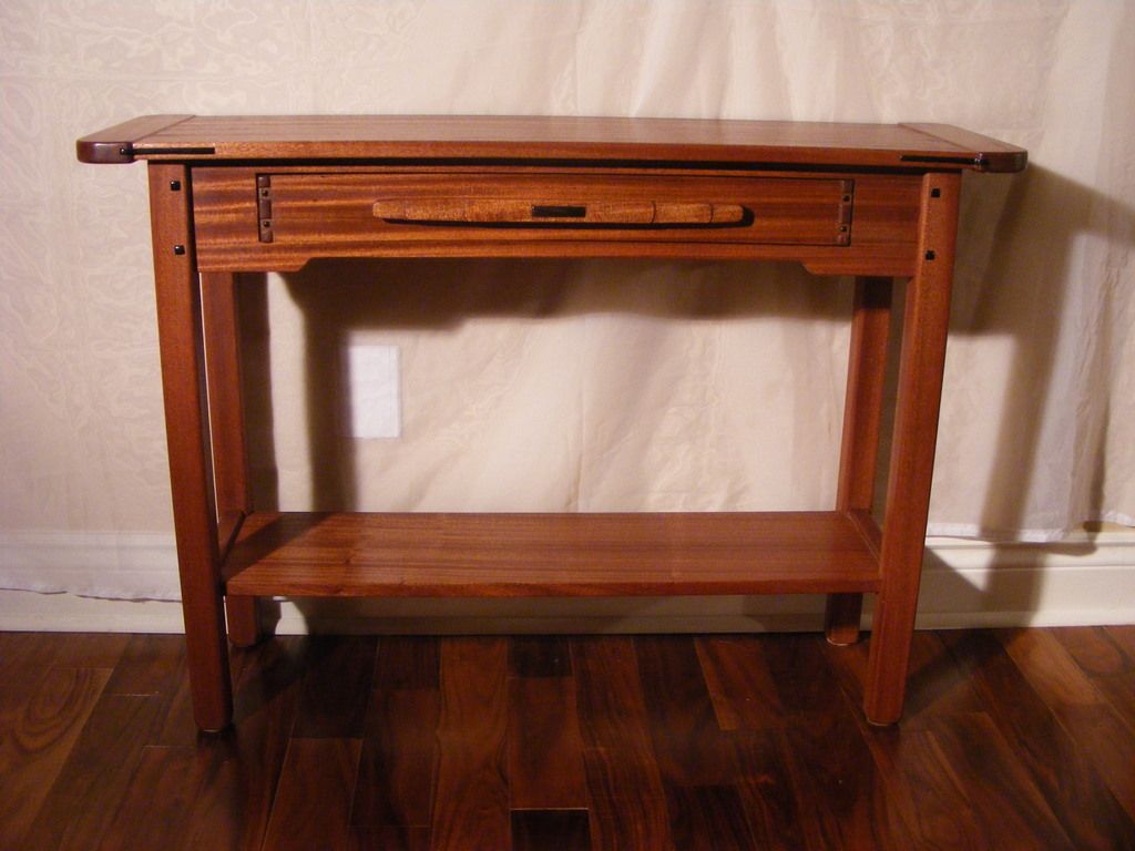 Greene and Greene hall table - FineWoodworking