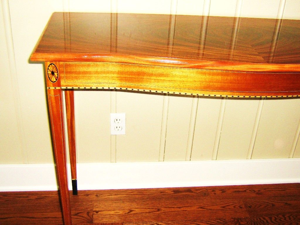 Serpentine Front Hall Table - FineWoodworking