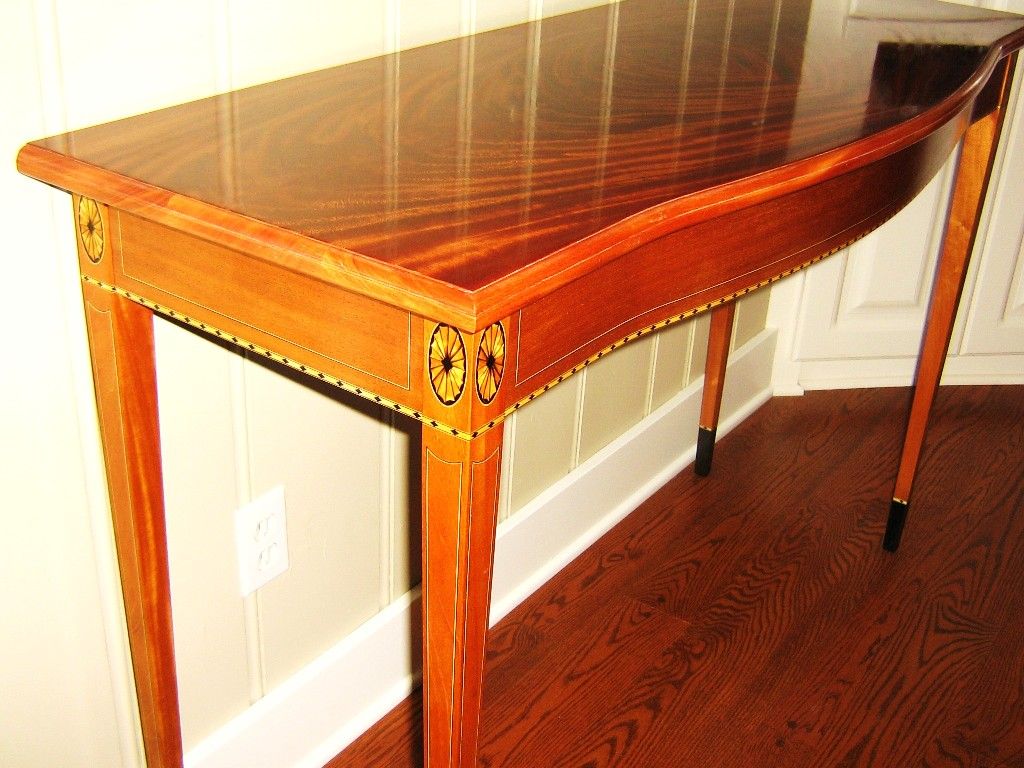 Serpentine Front Hall Table - FineWoodworking