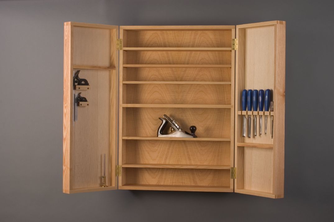 Marquetry tool cabinet - FineWoodworking
