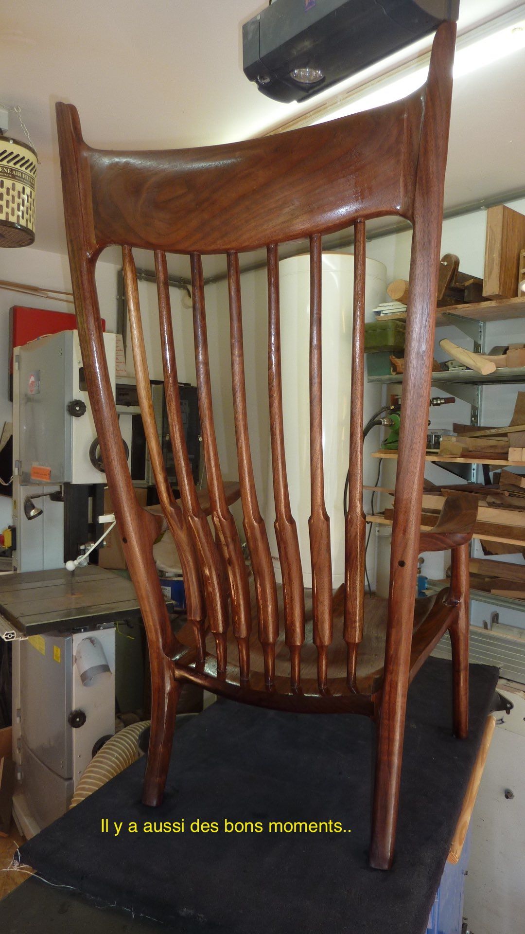 Some aesthetic variation on Sam Maloof design - FineWoodworking