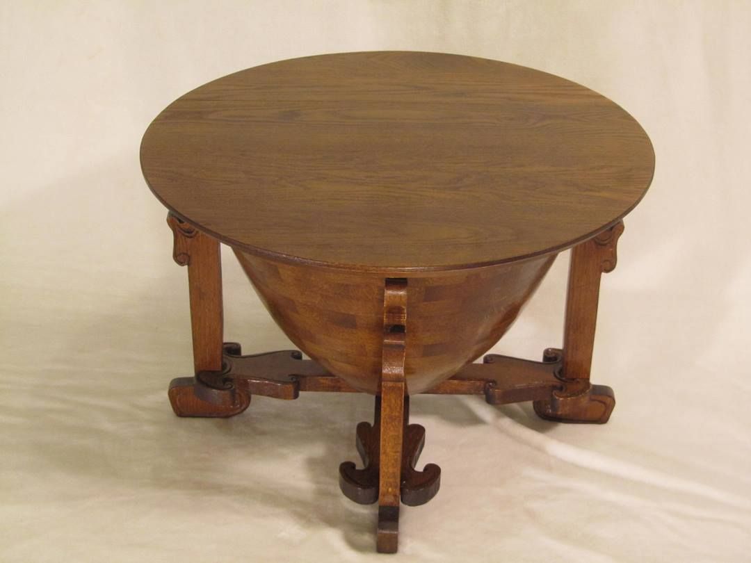 Charles Rohlfs Coal Hod Inspired Coffee Table - FineWoodworking