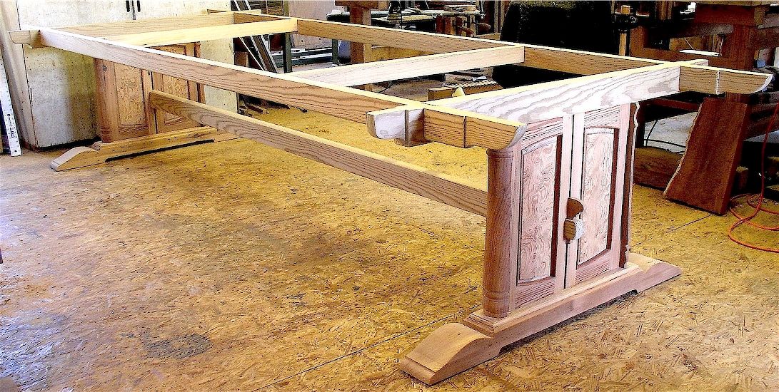 Reclaimed Pine Conference Table - FineWoodworking