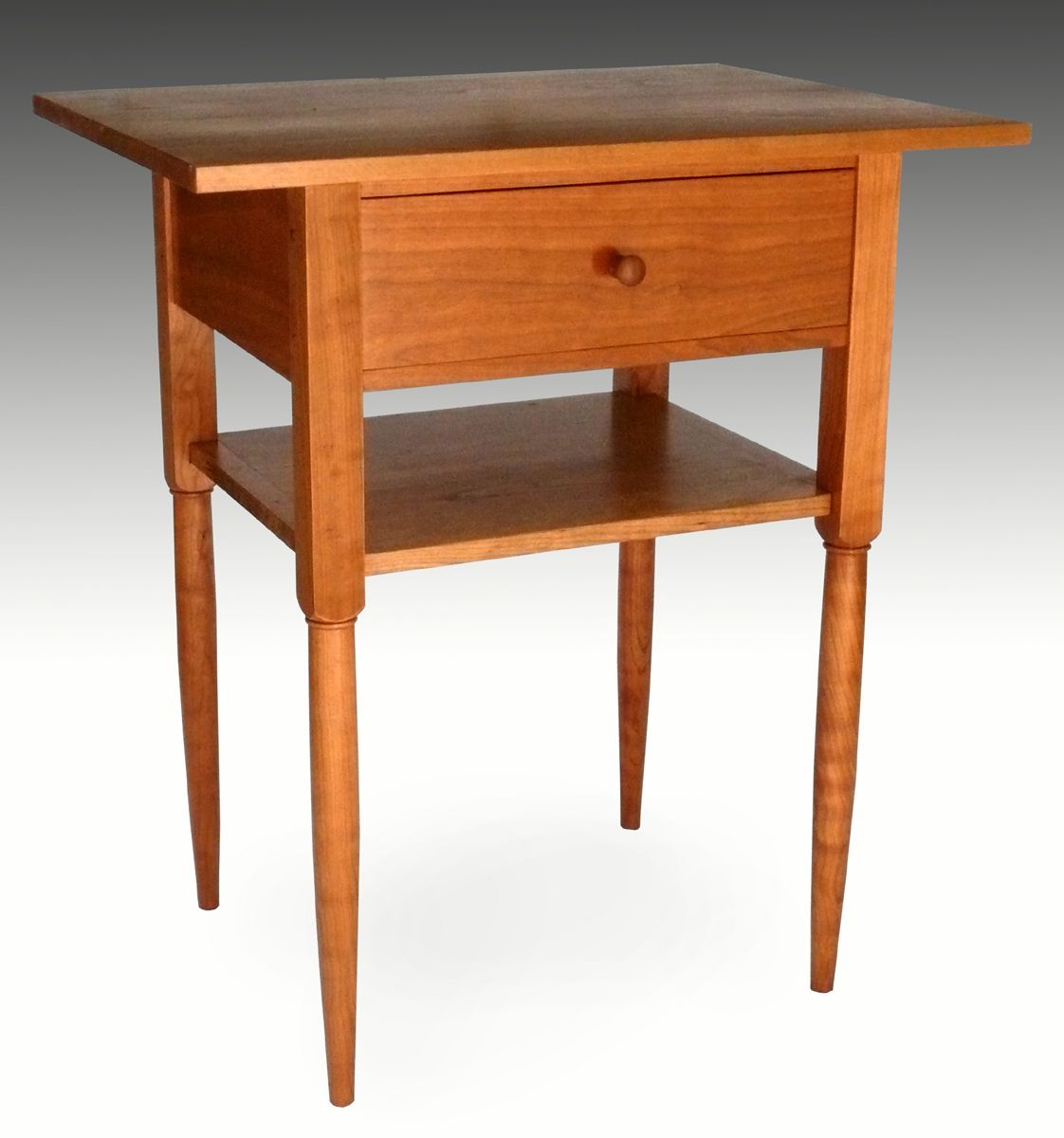 Shaker end table with shelf - FineWoodworking