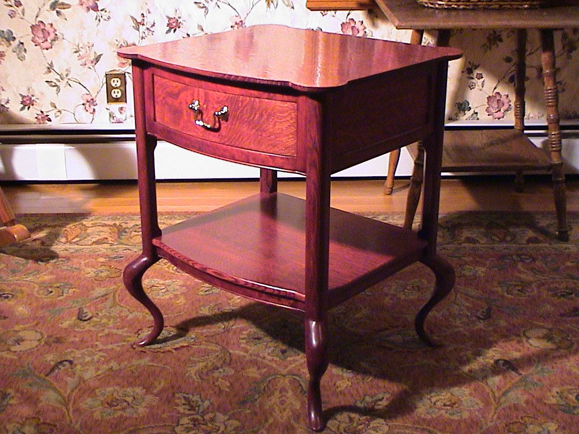 Victorian Inspired End Table - FineWoodworking
