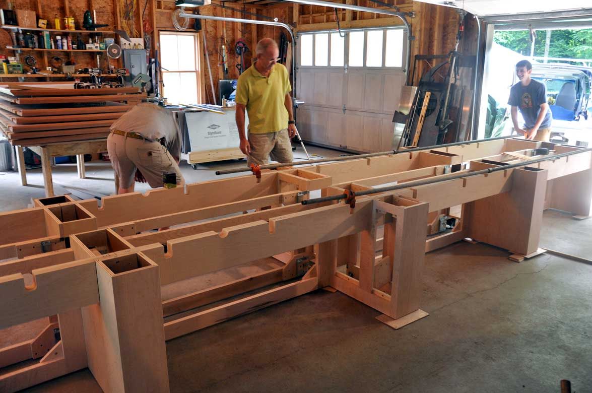 The Really Big Tables ... 26' x 9' and 20' x 8' - FineWoodworking