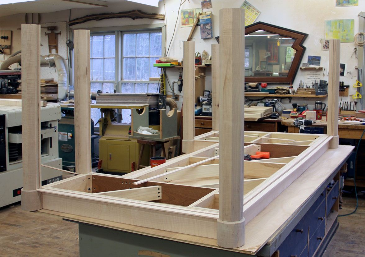a custom kitchen island - FineWoodworking