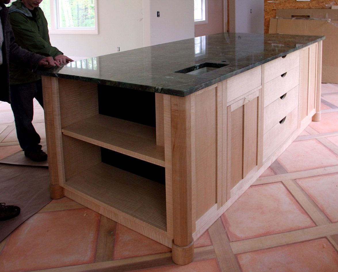a custom kitchen island - FineWoodworking