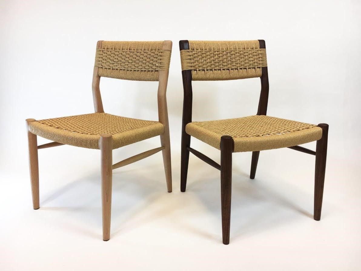 Danish cord weaving dining chairs - FineWoodworking