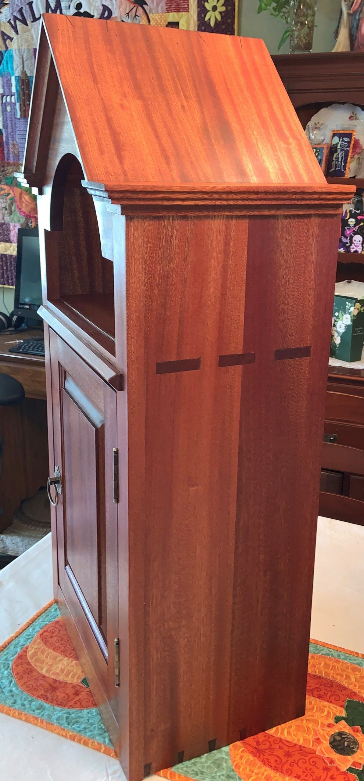 Interpretation of Nancy Hiller Architectural Wall Cabinet - FineWoodworking