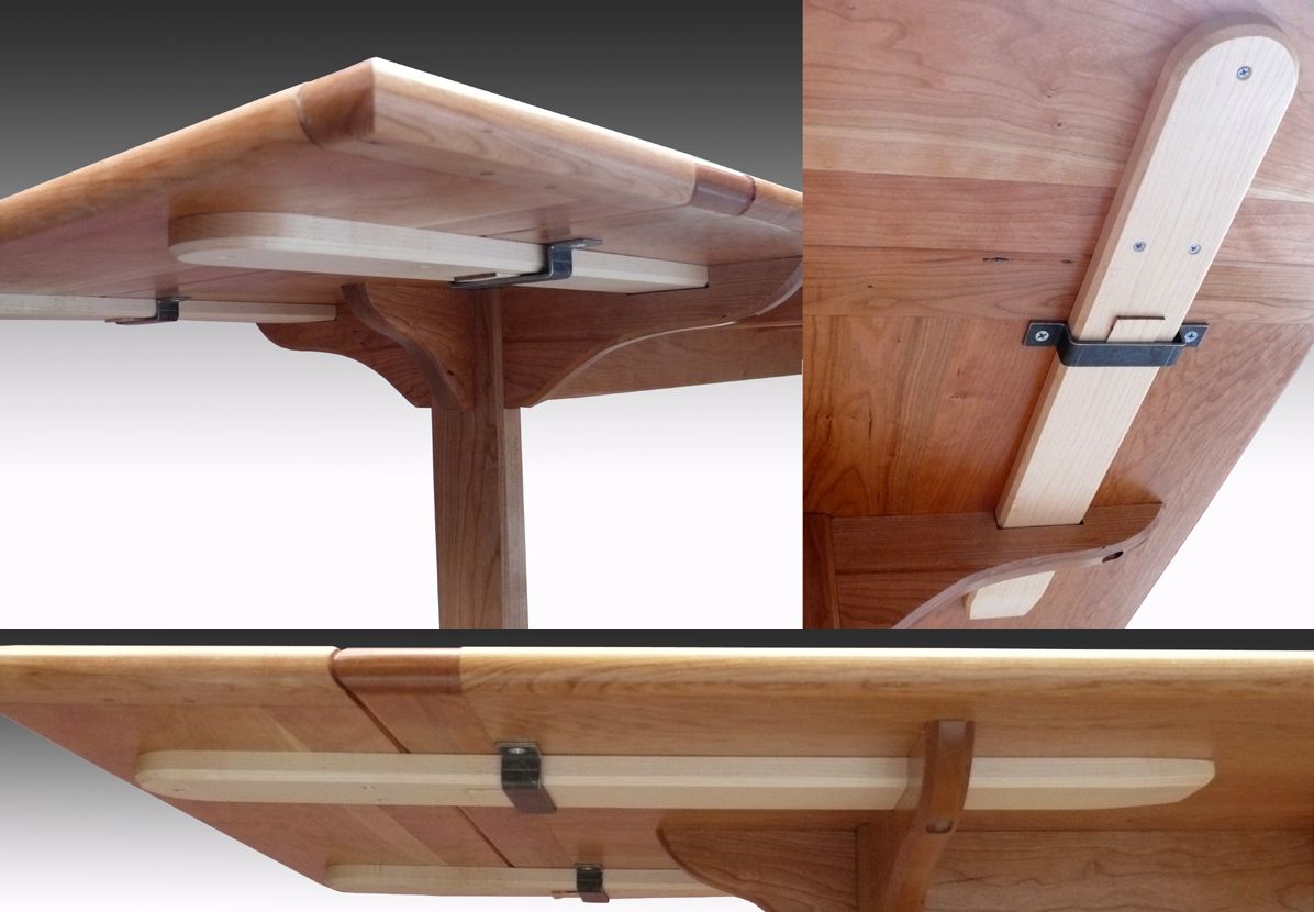 Shaker cherry trestle table with leaves - FineWoodworking