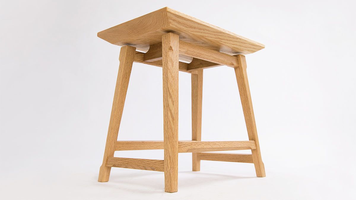 W275- Chinese-Inspired Red Oak Stool - FineWoodworking