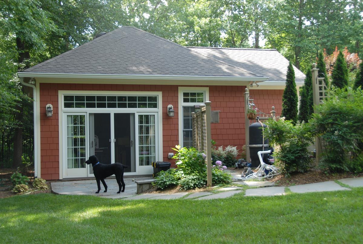 Combined Shop and Pool House - FineWoodworking