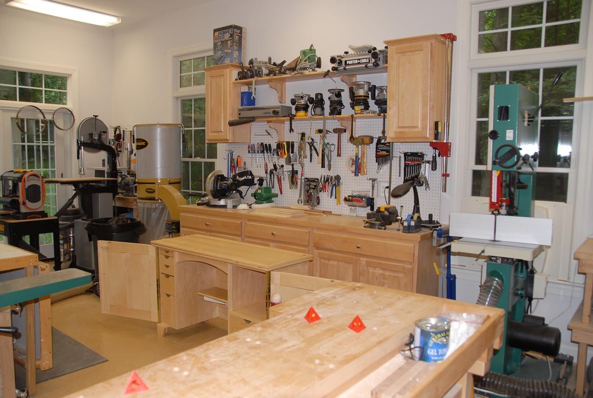 Combined Shop and Pool House - FineWoodworking