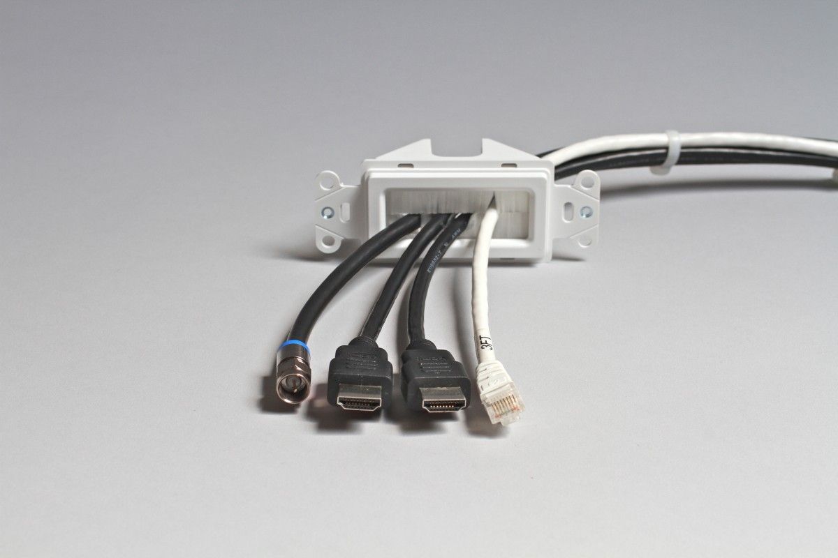 An Infinitely Flexible Faceplate for Multimedia Cables - Fine Homebuilding
