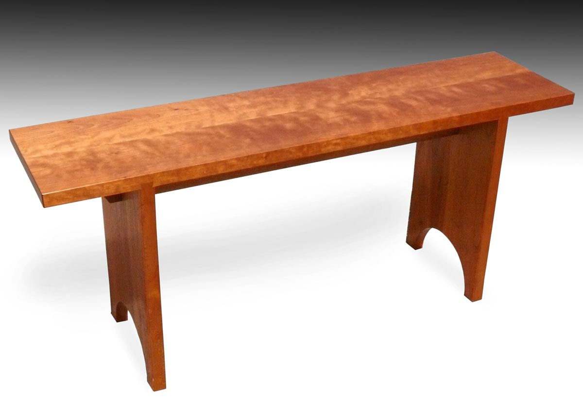 Shaker bench, cherry - FineWoodworking