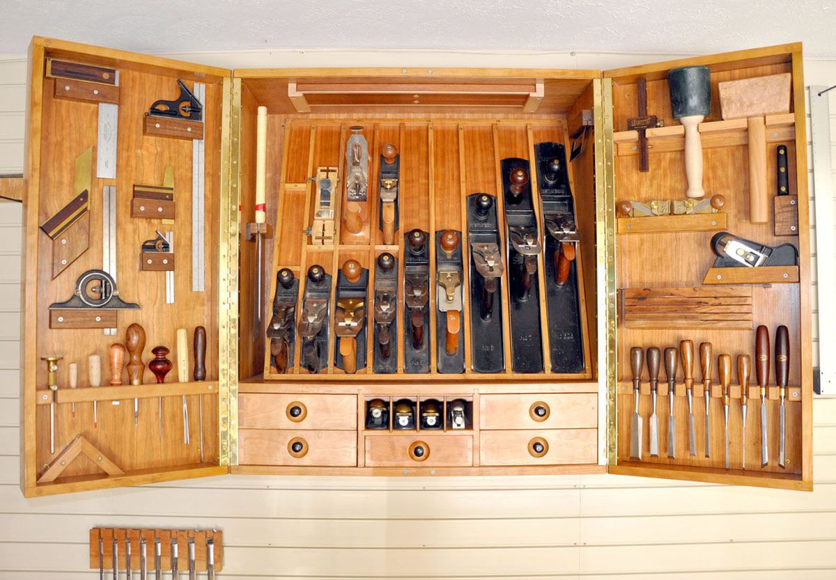 Tombstone Paneled Tool Cabinet - FineWoodworking