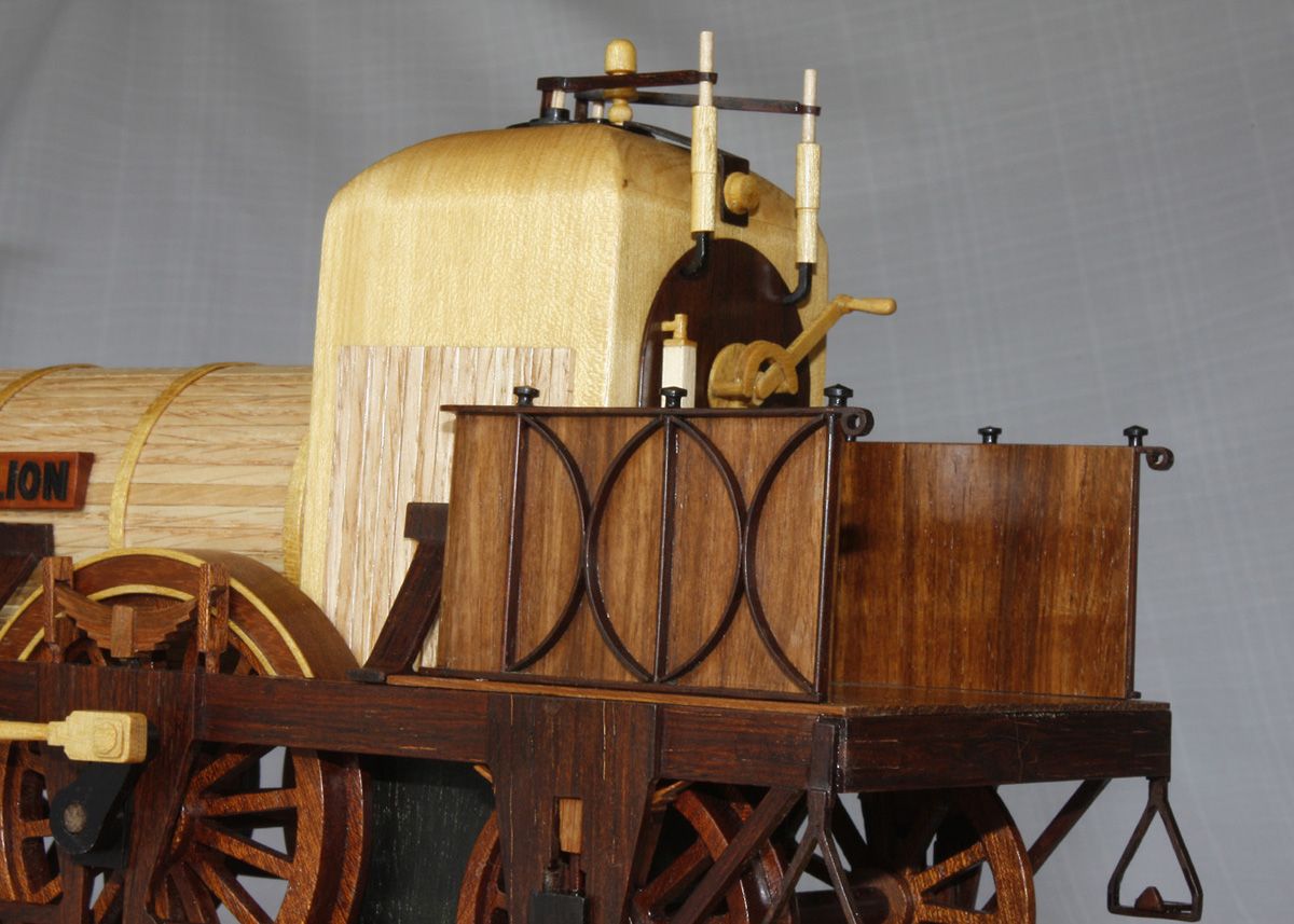 "Lion" locomotive model - FineWoodworking