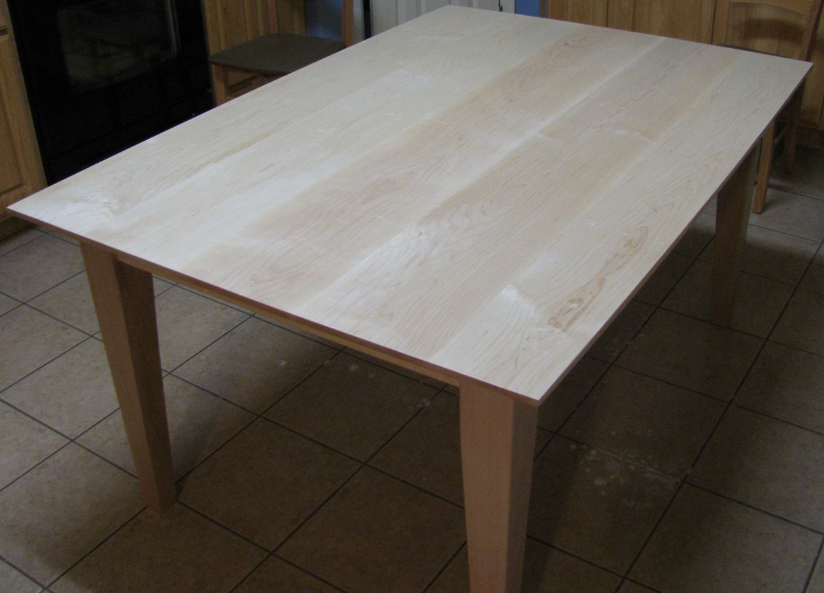 Maple Kitchen Table - FineWoodworking