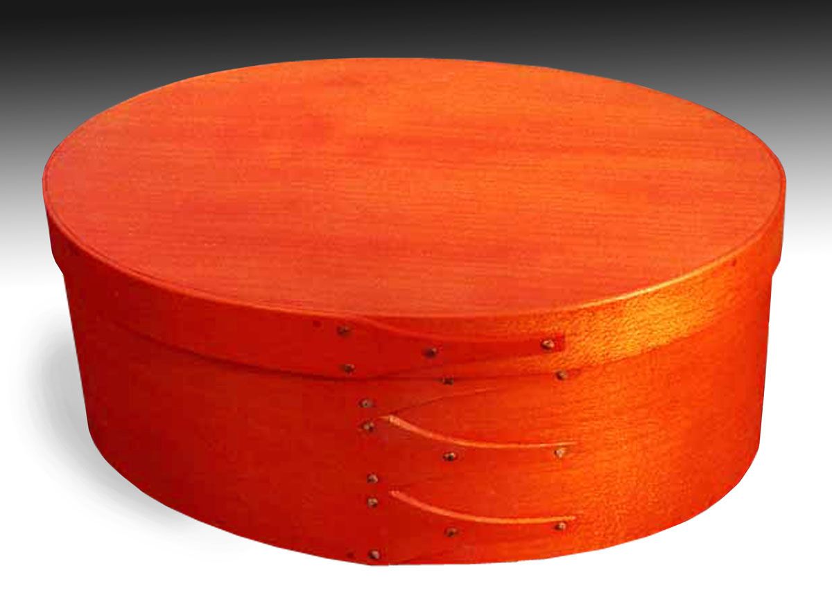 Shaker oval boxes, dyed - FineWoodworking