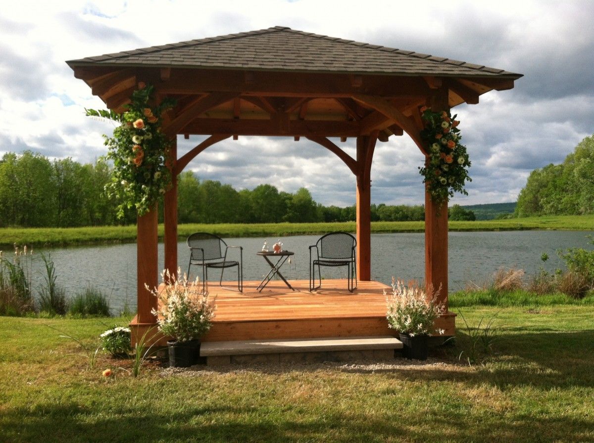 Pond side gazebo - Fine Homebuilding